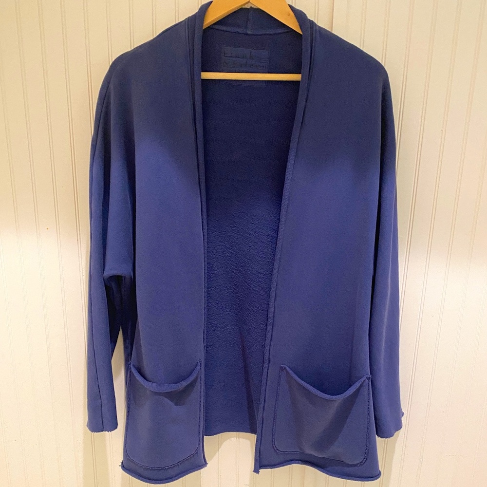 Frank & Eileen Barbara Beach Cardigan Open Front Trip… - Gem